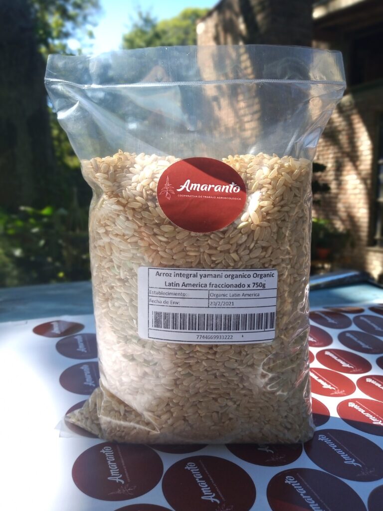 Arroz integral yamani Pampa?s Rice fraccionado x 750g – Amaranto