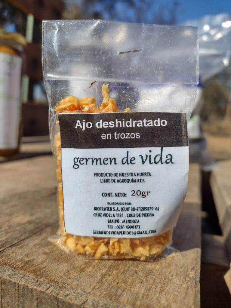 Ajo deshidratado en trozos Germen de Vida x 20 gr. – Amaranto